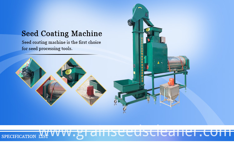 Cassiae Wheat Maize Cotton Seed Sorghum Coating Machine China Manufacturer
